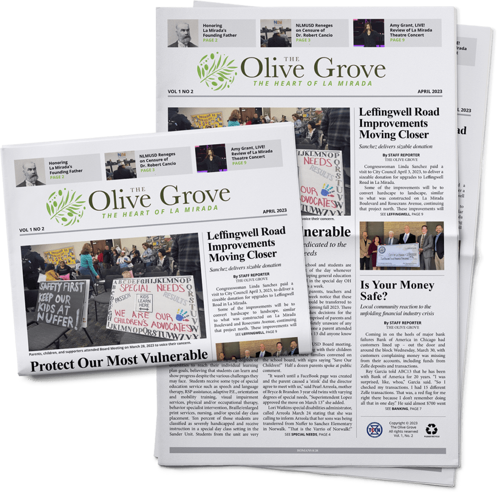 Pick-up Locations | The Olive Grove News